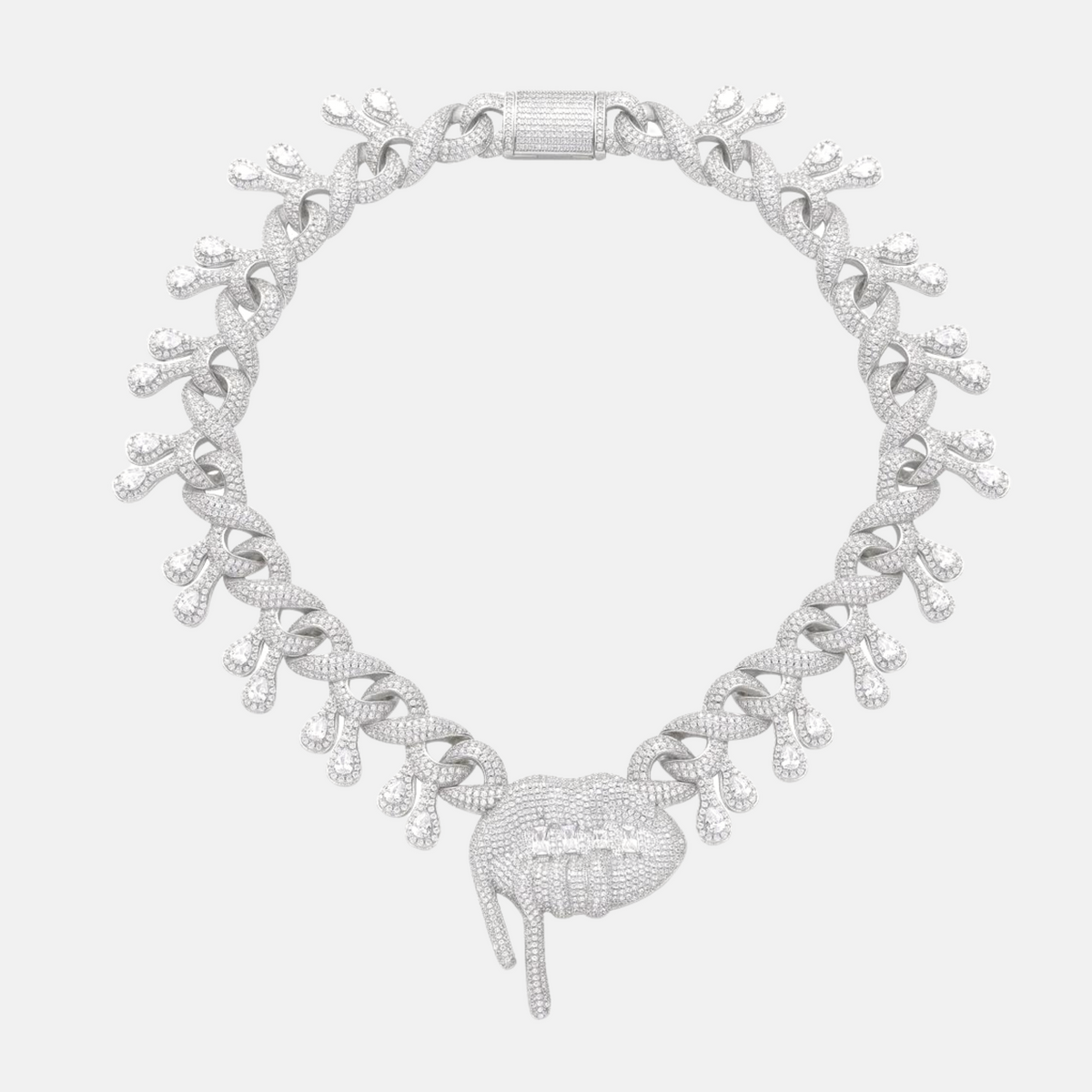 Drooling Lips Infinity Link Chain | Men's Chains - Hillenic