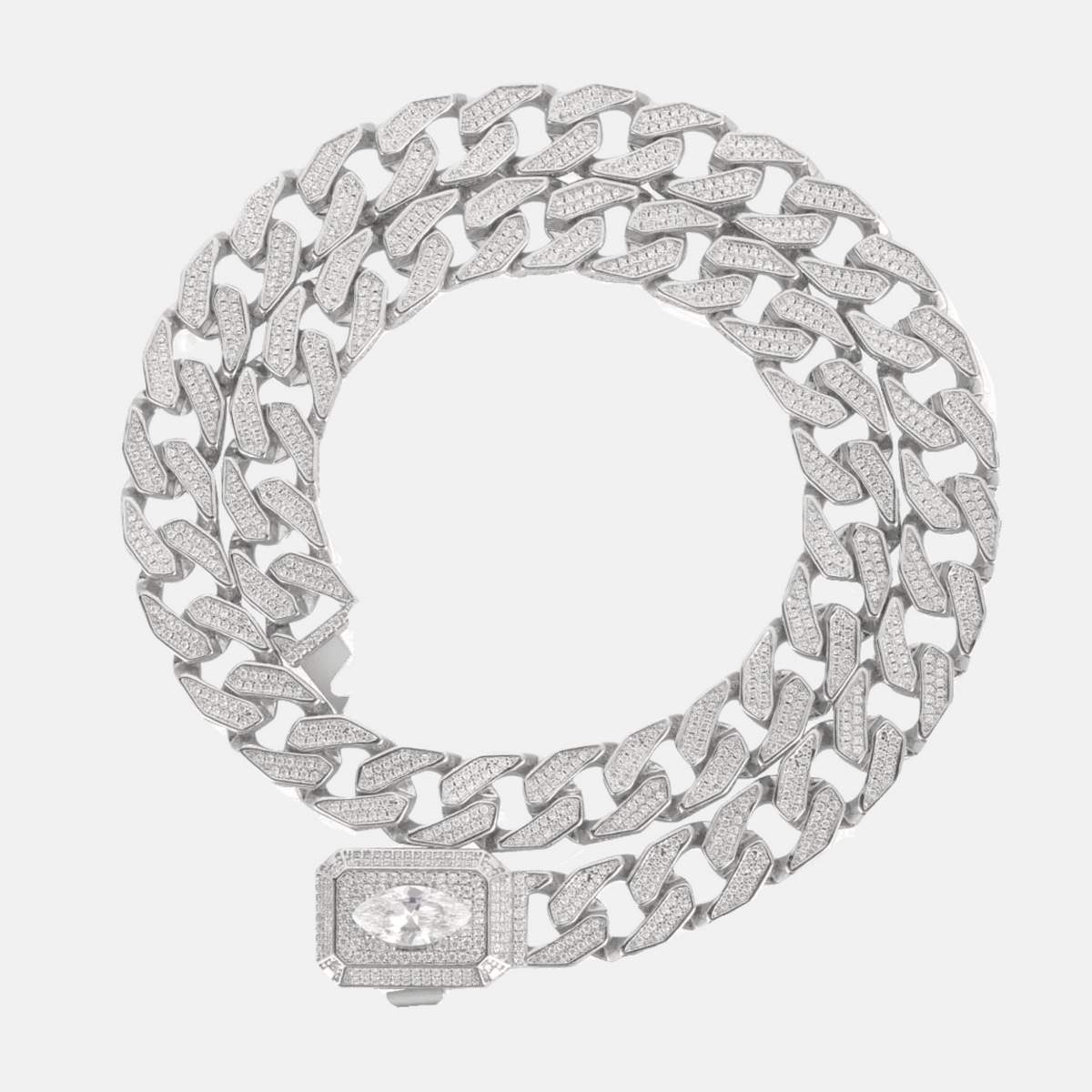 12mm Galaxy Cuban Link Chain | Men's Chains - Hillenic